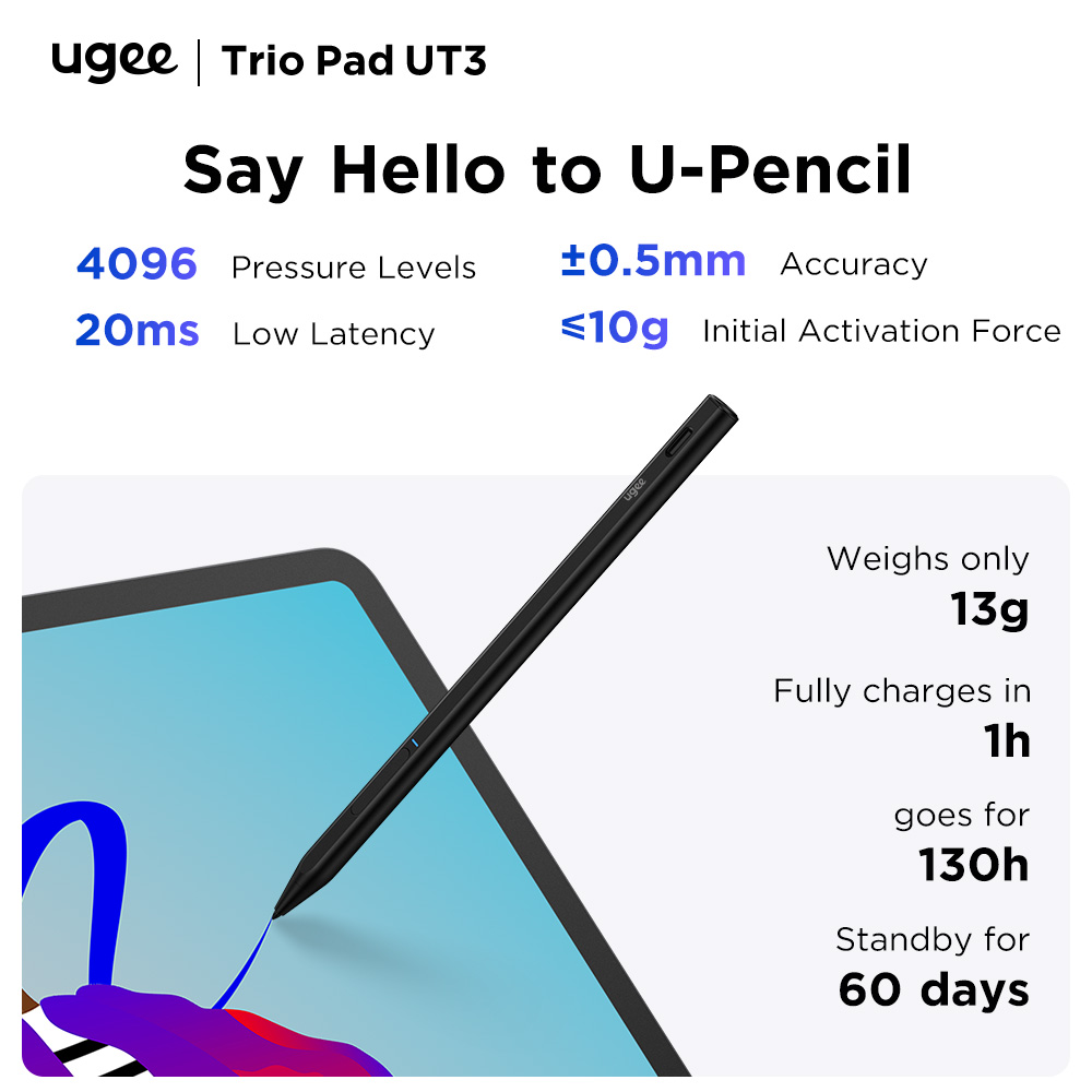 ugee Trio Pad UT3 14inch Tablet Android 14 | ugee Official Store