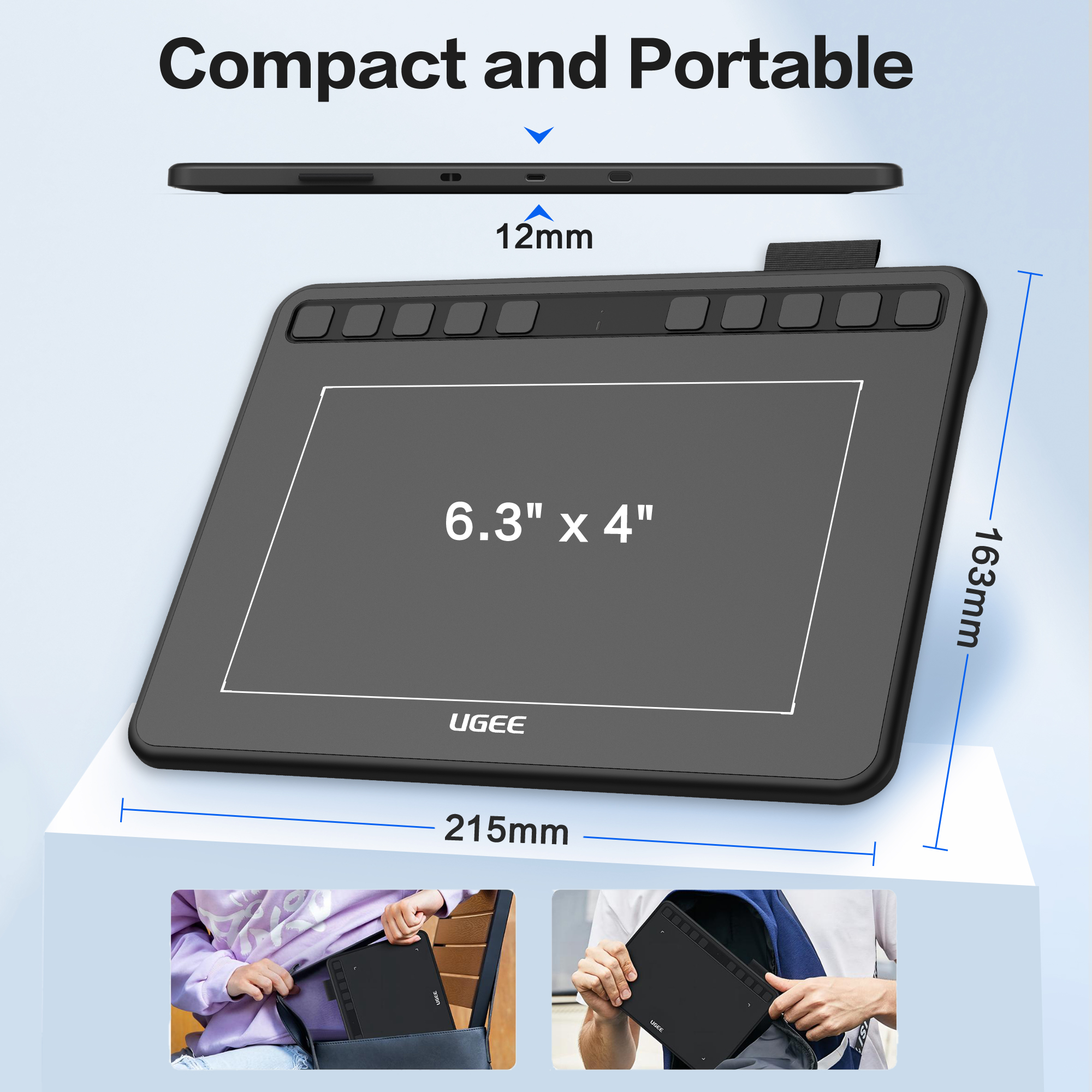Portable Drawing Tablet S640 | ugee Official Store