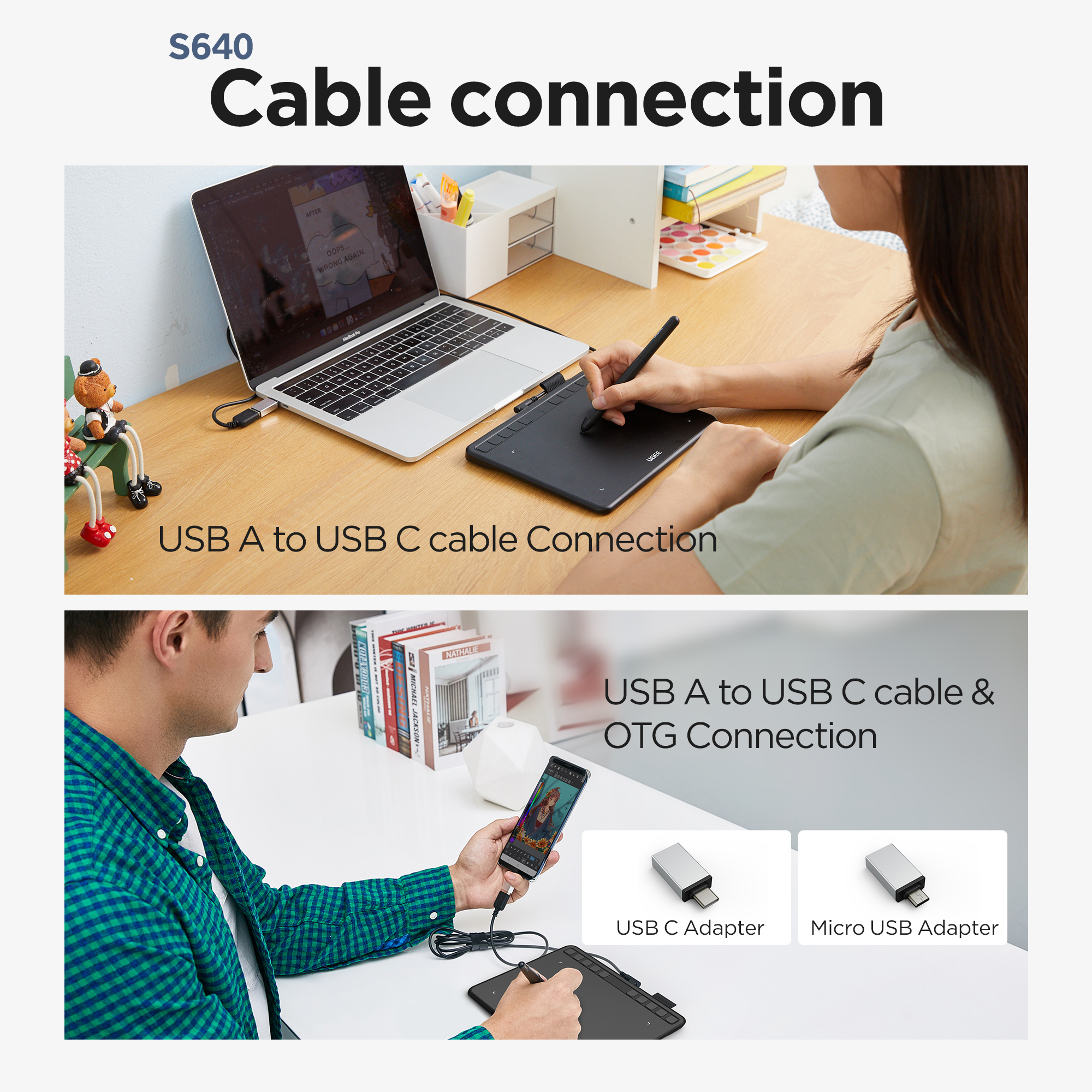Portable Drawing Tablet S640 | ugee Official Store