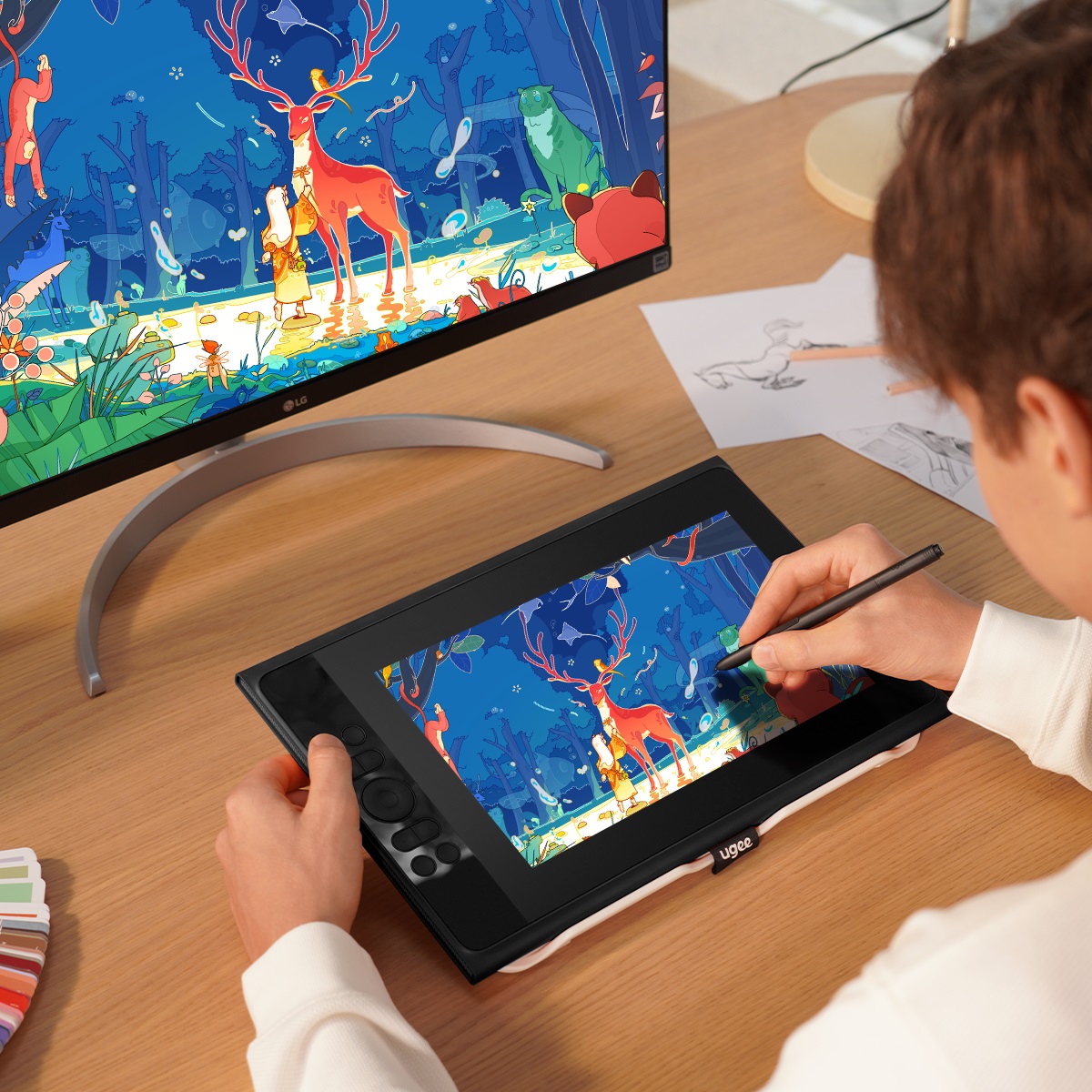 11.9 Inch Drawing Monitor UE12 Plus | ugee Official Store